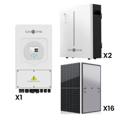 Fully Installed Sunsynk Solar System – 16 X 565W Solar Panels, Sunsynk ...